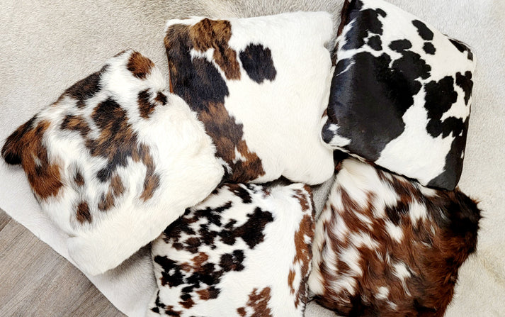 Cowhide's Soft Side: The Comfort and Coziness of Cowhide Pillows ...